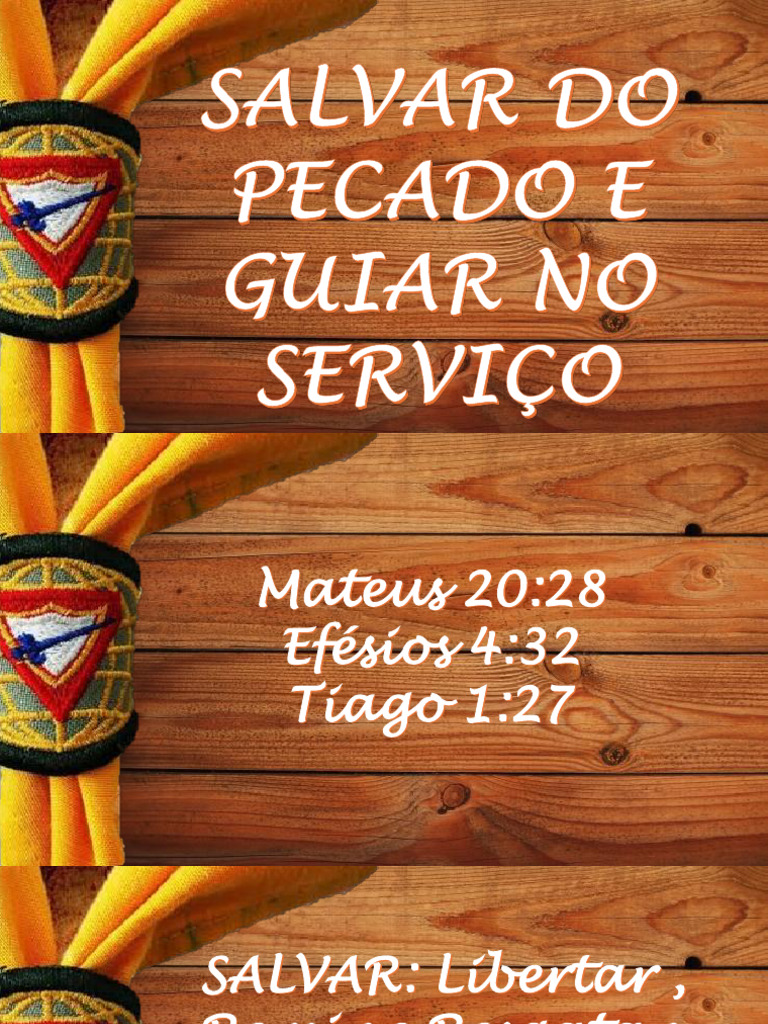 Sermão - Salvar Do Pecado e Guiar No Serviço | PDF | Missão cristã | Amor