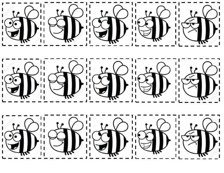 Abejas Recortables | PDF