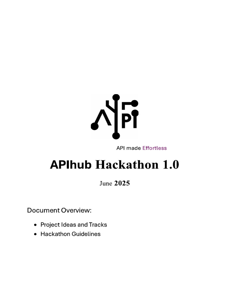 Hackathon Problem Statements | PDF