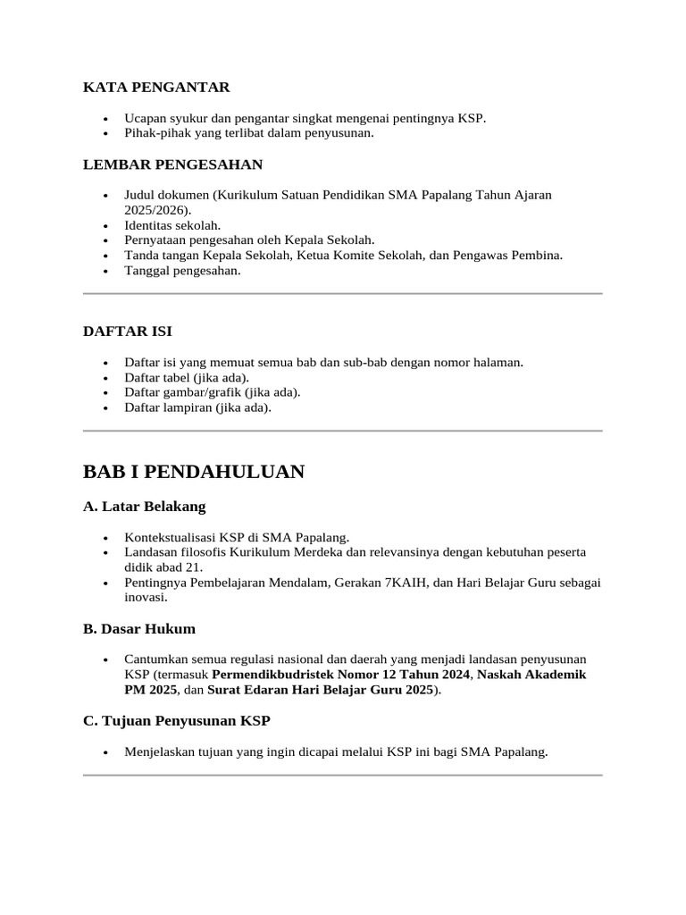 Contoh KSP | PDF
