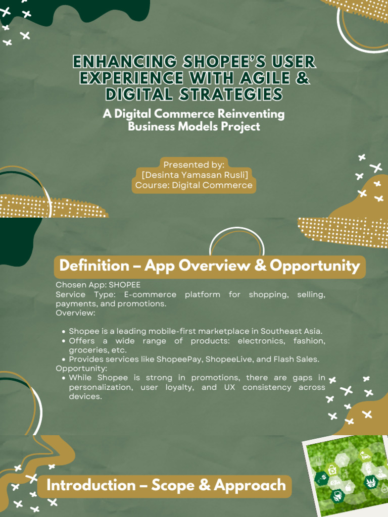 Enhancing Shopee's User Experience | PDF | Brand | Agile Software ...