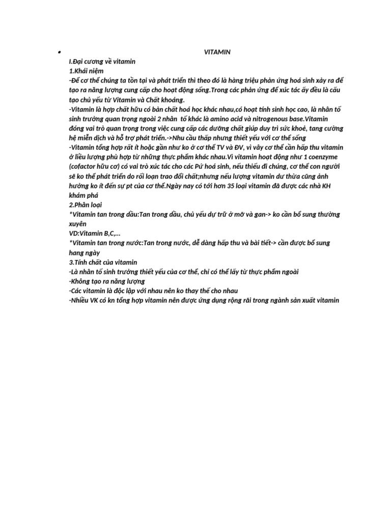 Vitamin | PDF