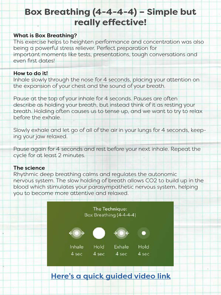 Box Breathing | PDF