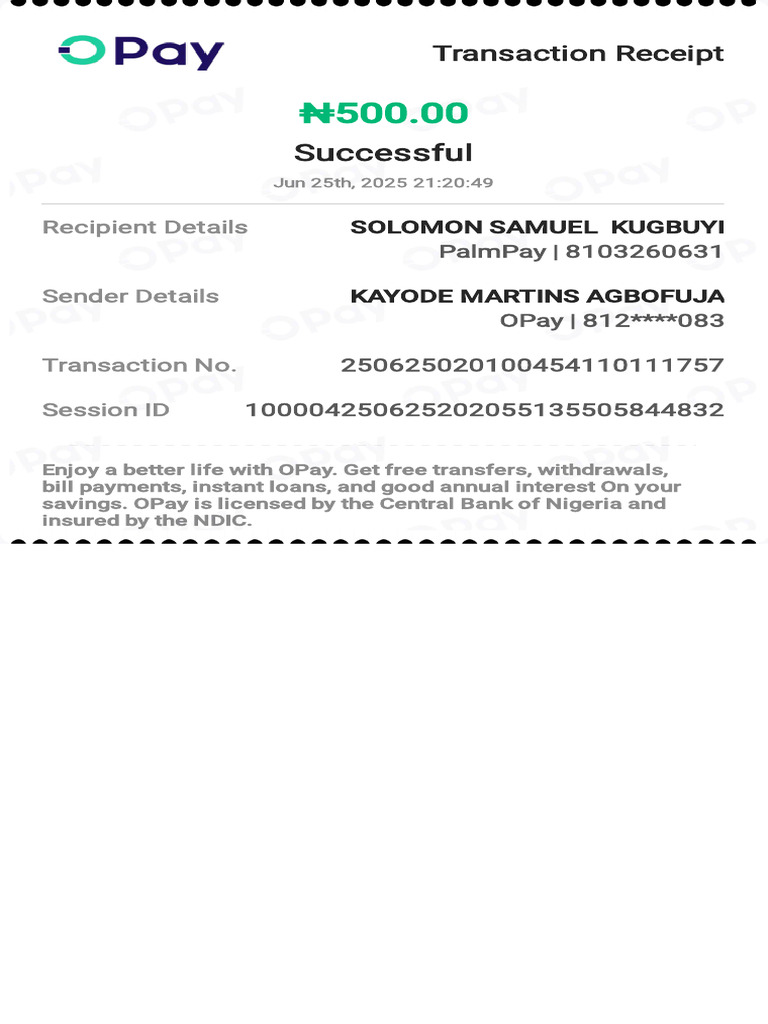 Transaction Receipt-250625020100454110111757 | PDF