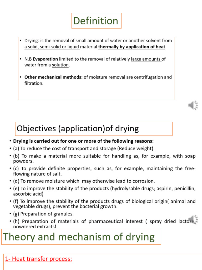 Understanding Drying Processes and Equipment | PDF | Humidity | Evaporation