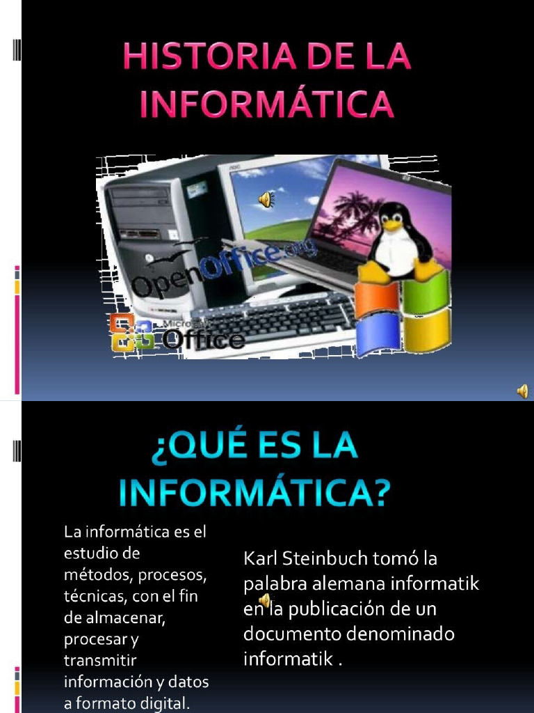 PDF Historia de La Informatica Powerpoint | PDF