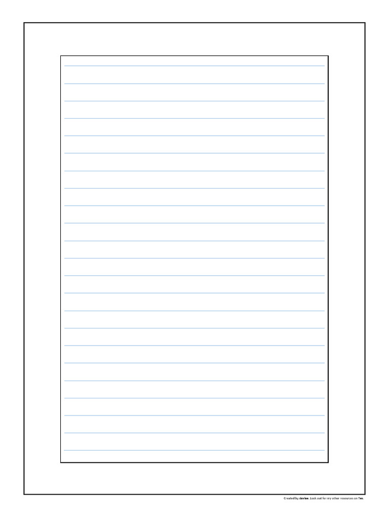 Plain Border 10mm | PDF
