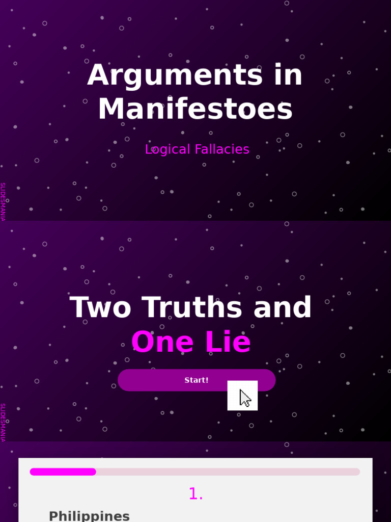 Arguments in Manifestoe Fallacies | PDF | Fallacy | Argument