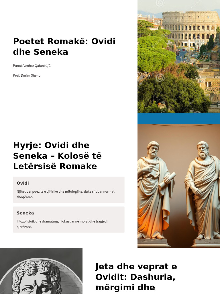 Poetet Romake Ovidi Dhe Seneka 2 | PDF