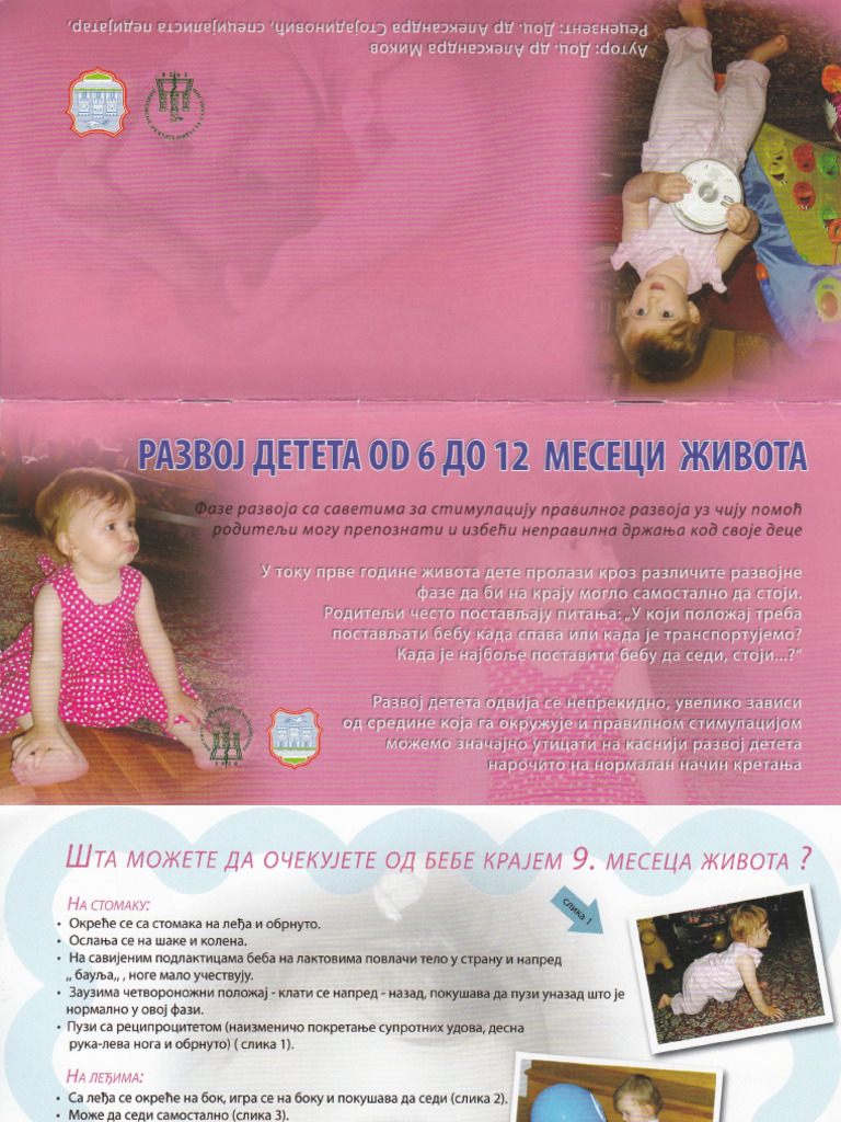 Razvoj Deteta Od 6 Do 12 Meseci Zivota | PDF