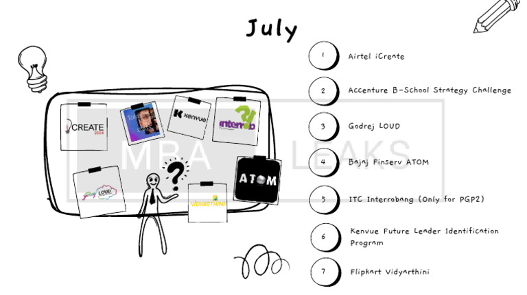 MBA Leaks - Case Competition Calendar-5 | PDF