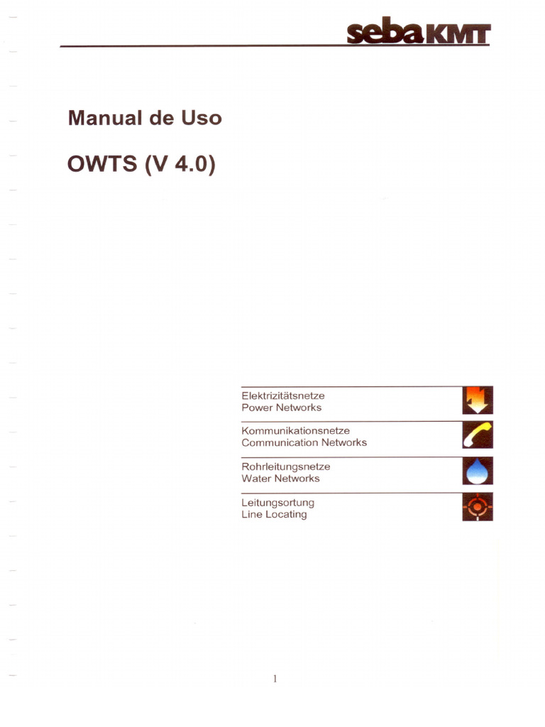 Manual de Uso OWTS-model Antiguo | PDF