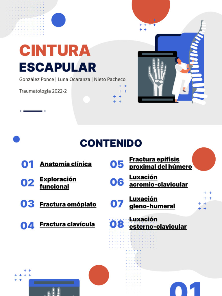 Lesiones y Fracturas de la Cintura Escapular | PDF | Extremidades ...