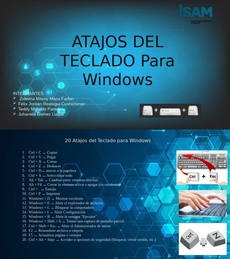 20 Atajos de Teclado para Windows | PDF