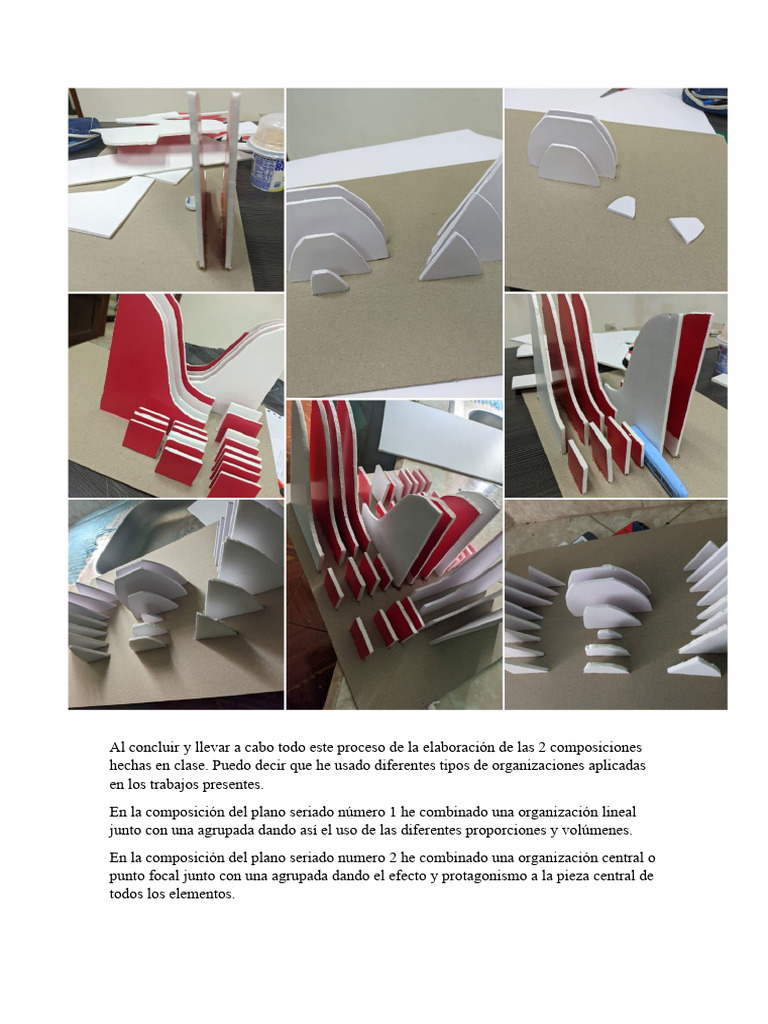 Collage de Trabajos Planos Seriados GUIA APE | PDF