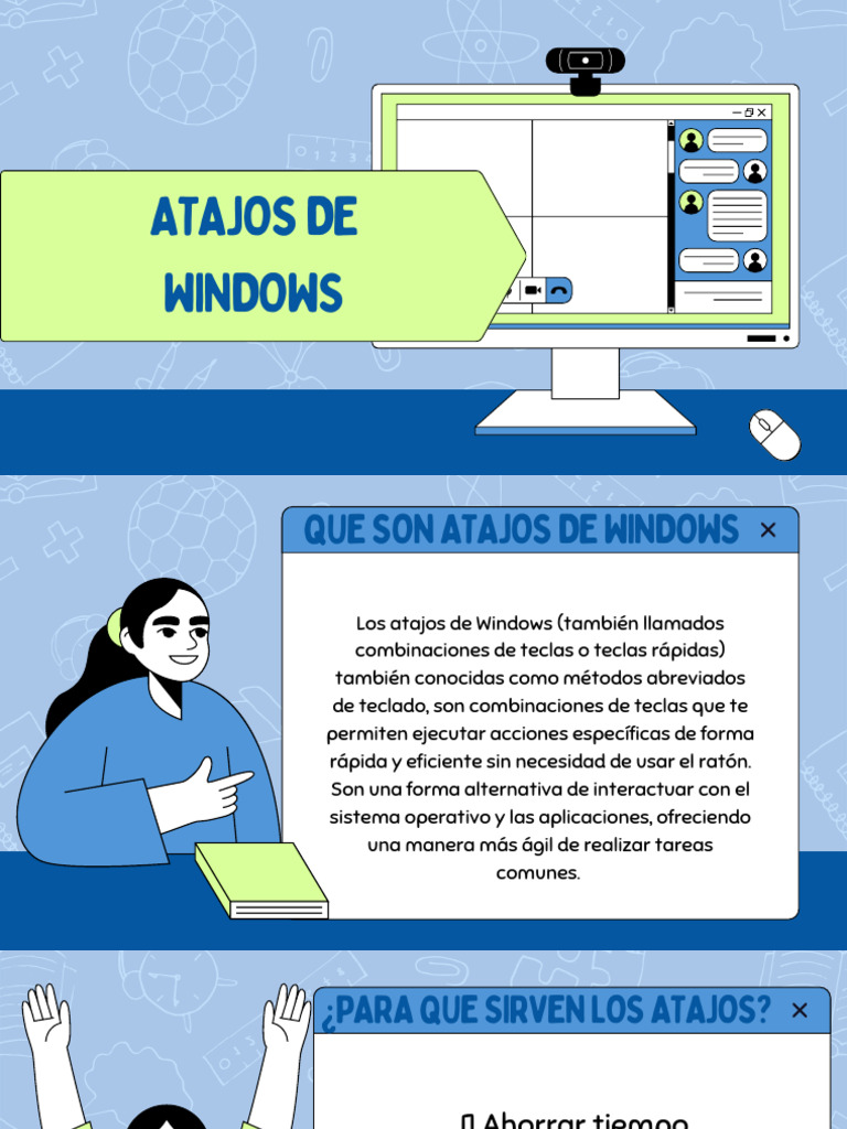 Atajos de Windows para Mejorar Productividad | PDF | Microsoft Windows ...