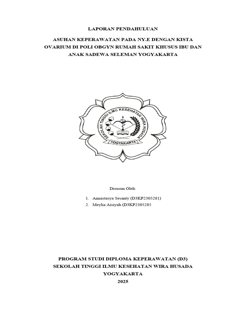 Asuhan Keperawatan Kista Ovarium | PDF