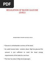 Blood Glucose Homeostasis Flowchart | PDF