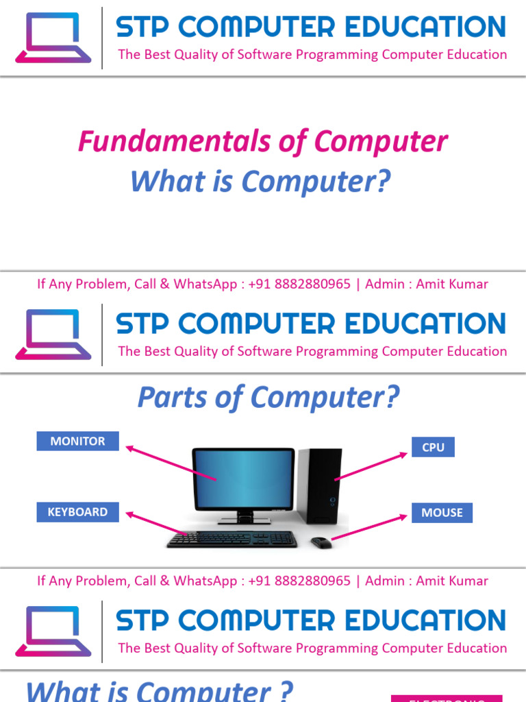 fundamentals_of_computer | PDF | Input/Output | Computer Hardware
