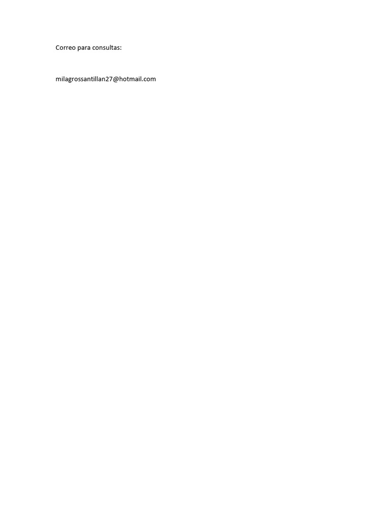 Correo para Consultas | PDF