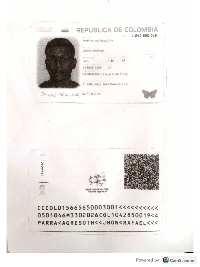 3531 Cedula 1042850019 | PDF