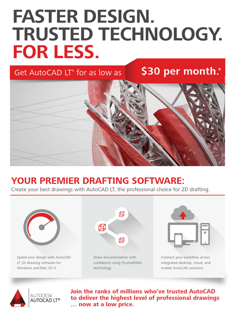 Affordable AutoCAD LT Subscription Plans | PDF | Auto Cad | Autodesk