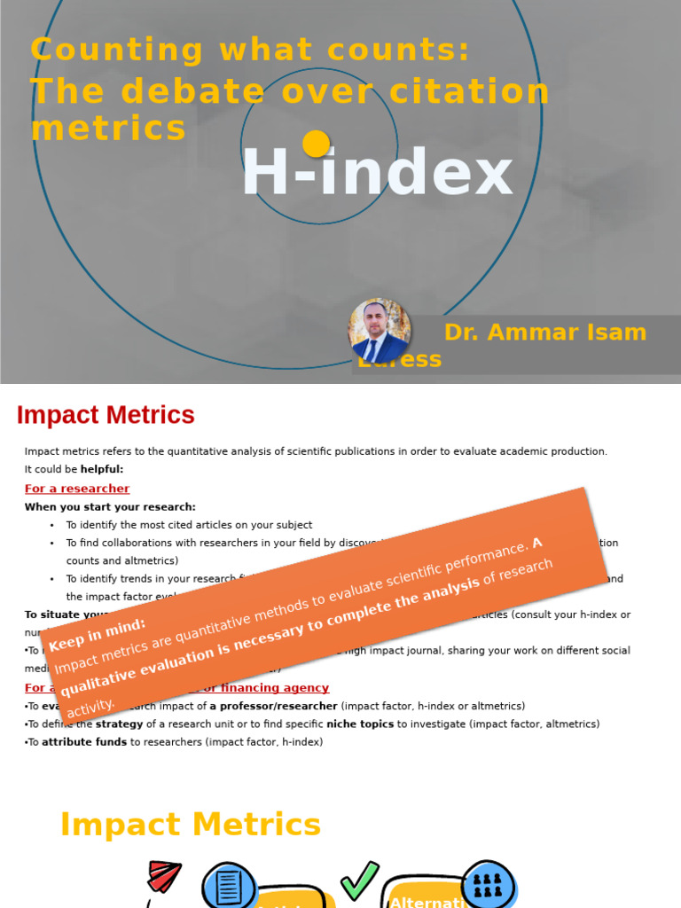 Counting What Counts | PDF | Scholarly Communication | Academic Publishing