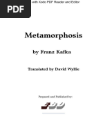 The Metamorphosis – Franz Kafka (1915) | PDF | The Metamorphosis