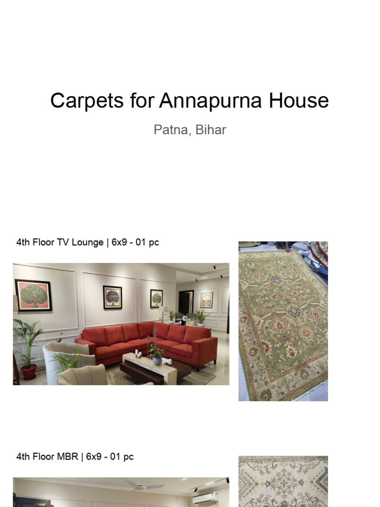 Carpet Selection | PDF