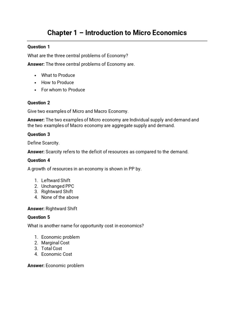 Economics Hots Question Class 11 | PDF | Demand | Utility
