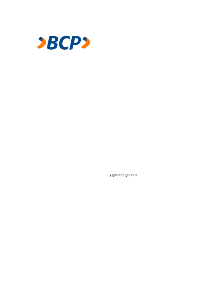 Carta de Presentacion BCP Marque Fast - Andagua | PDF