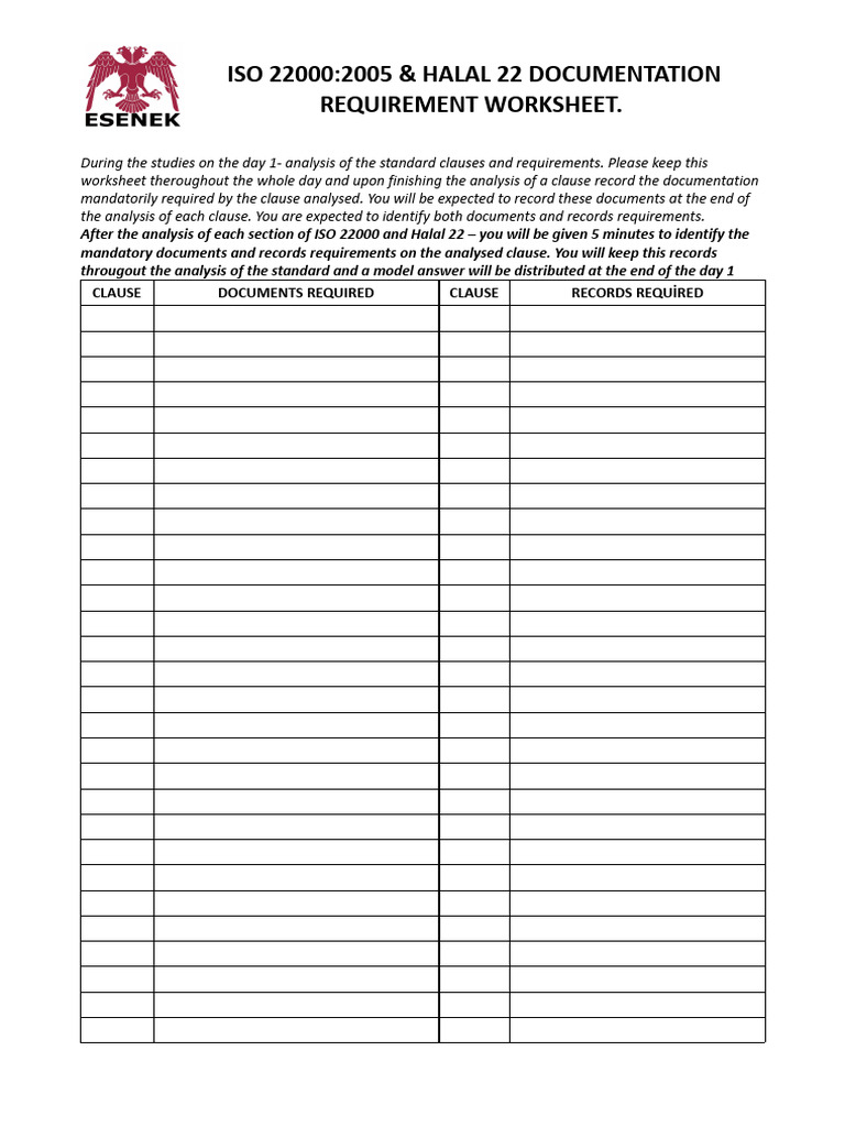 Documentation Exercise Empty Form R1 | PDF