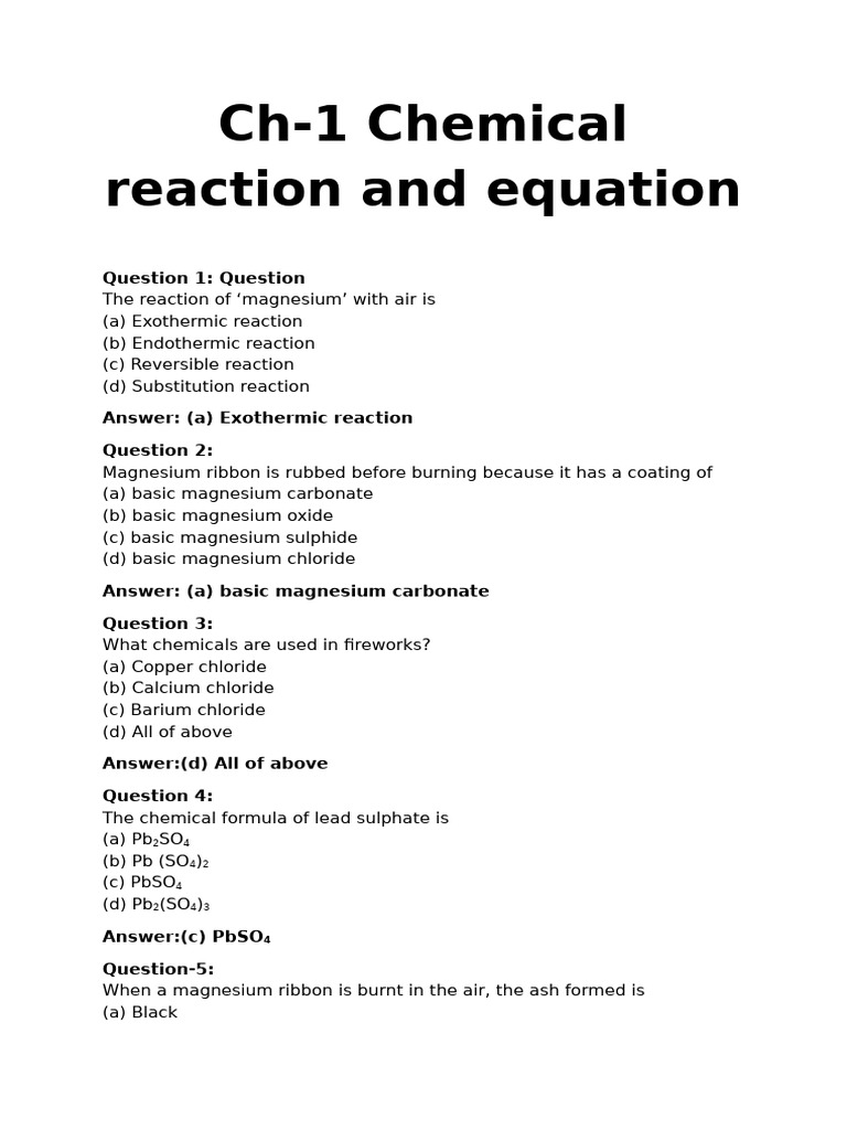 Holday Homework Science | PDF | Acid | Stoma