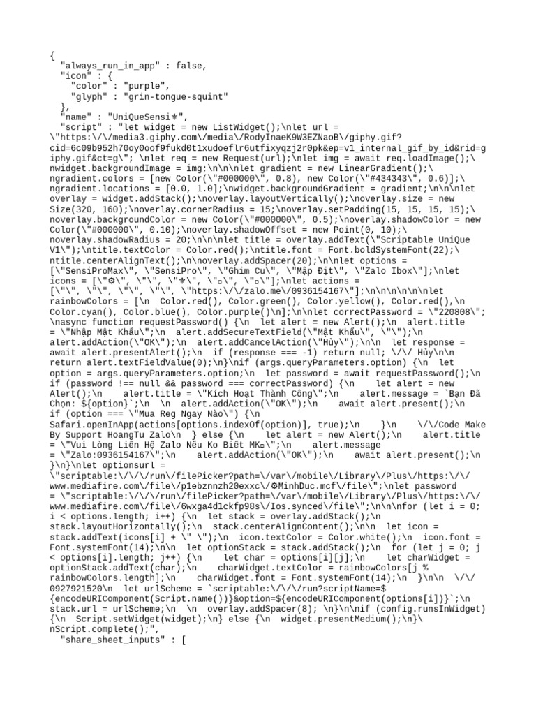 UniQueSensi .Scriptable 3 | PDF