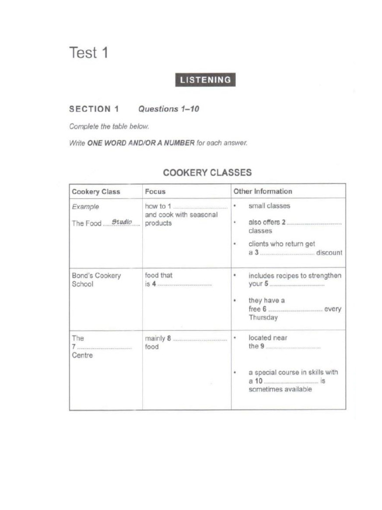 Cam 13 Sec 1 Test 1-4 | PDF