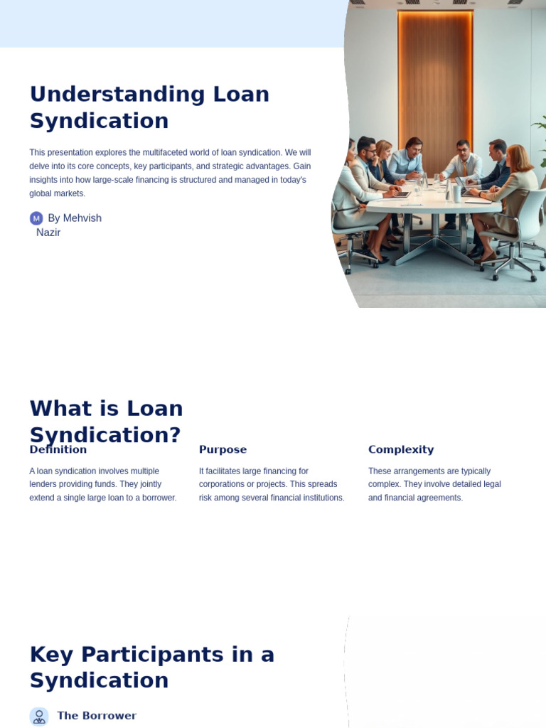 Loan Syndication Overview and Benefits | PDF | Syndicated Loan | Loans