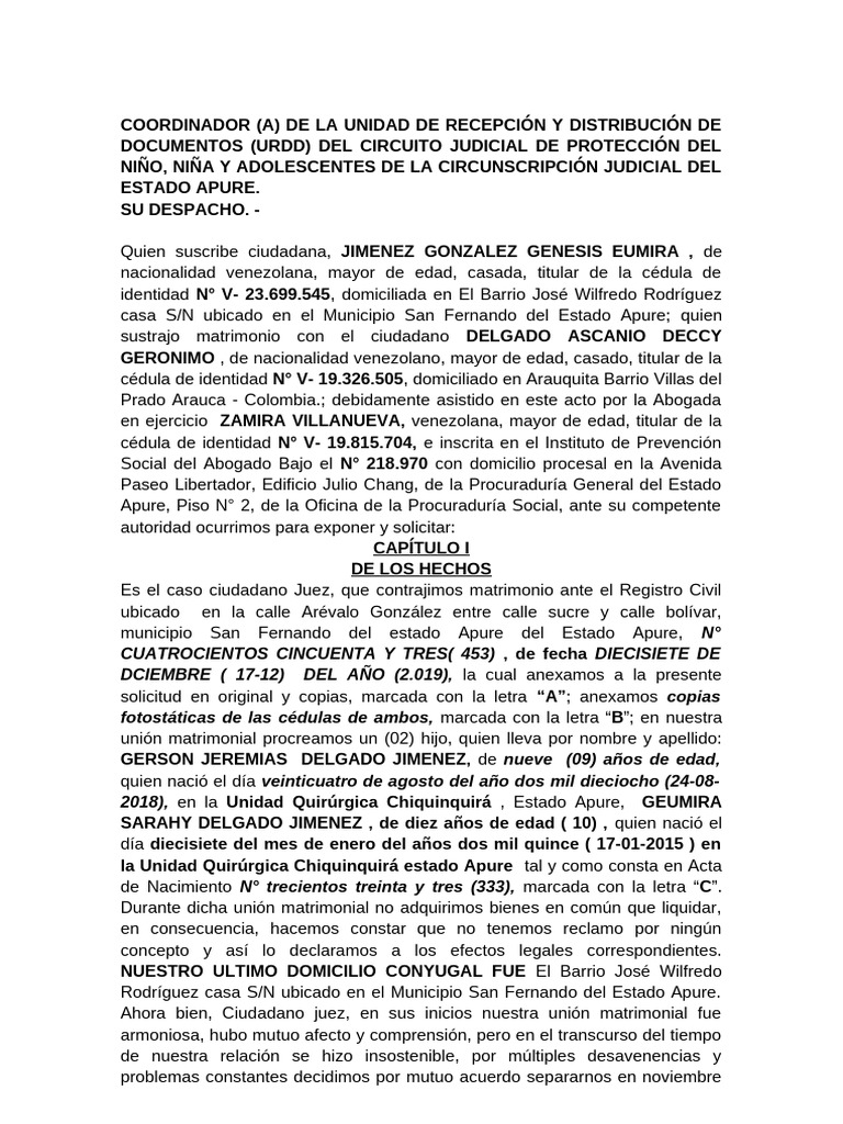 Divrocio Genesis Jimenez | PDF | Divorcio | Justicia