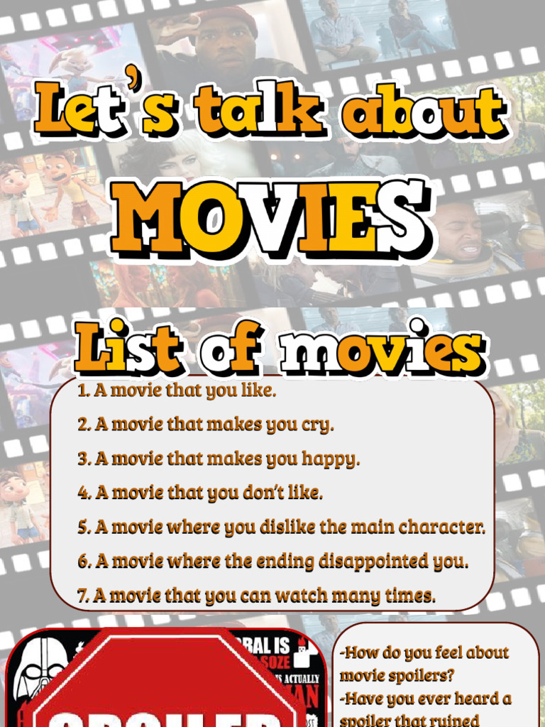 Student Copy Movies Conversation Class | PDF