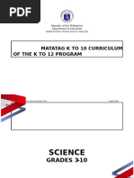 FINAL MATATAG Science CG 2023 Grades 3 10 | PDF | Constructivism (Philosophy Of Education ...