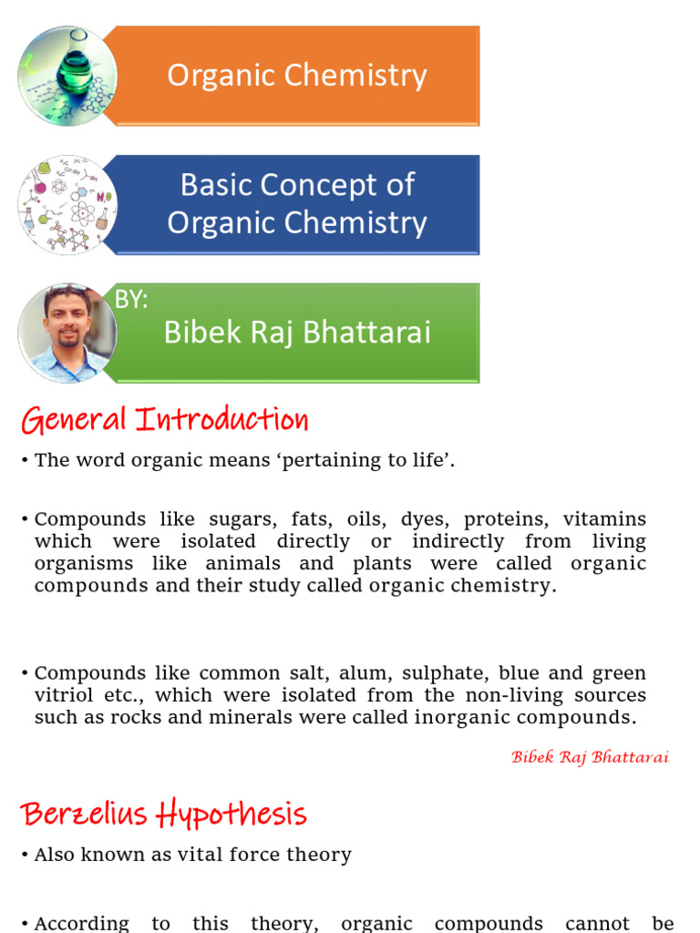 Introduction to Organic Chemistry Concepts | PDF | Valence (Chemistry ...