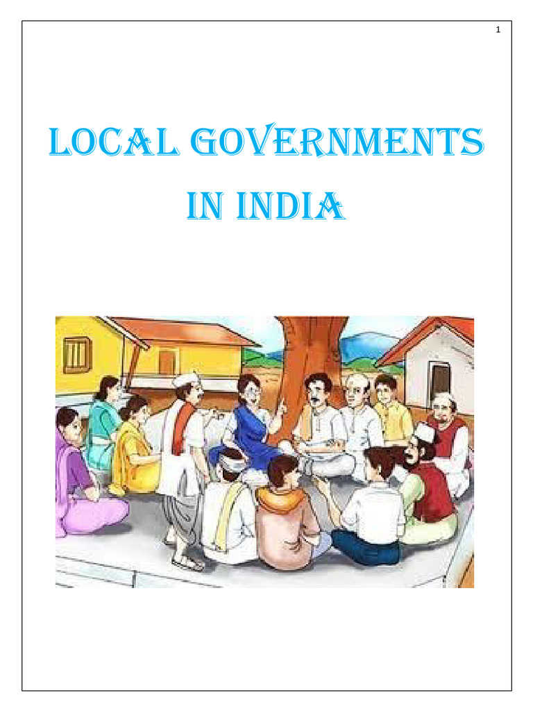 Local Government in India | PDF | Governance | Mughal Empire