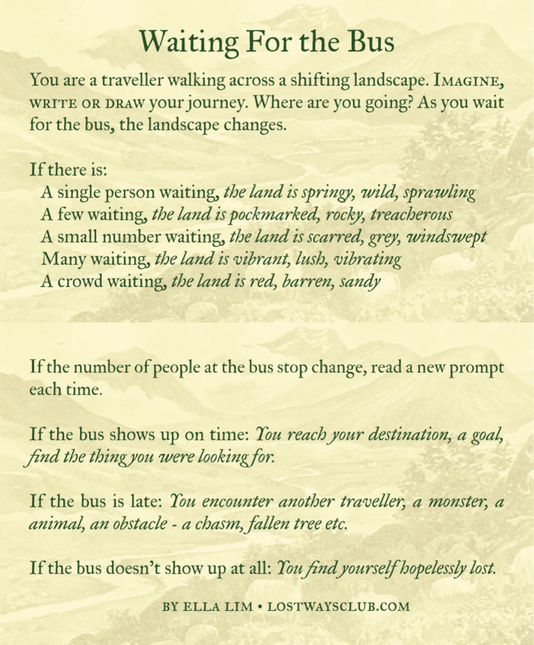 Waiting For The Bus v2 | PDF