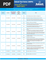 Aakash Test Series | PDF