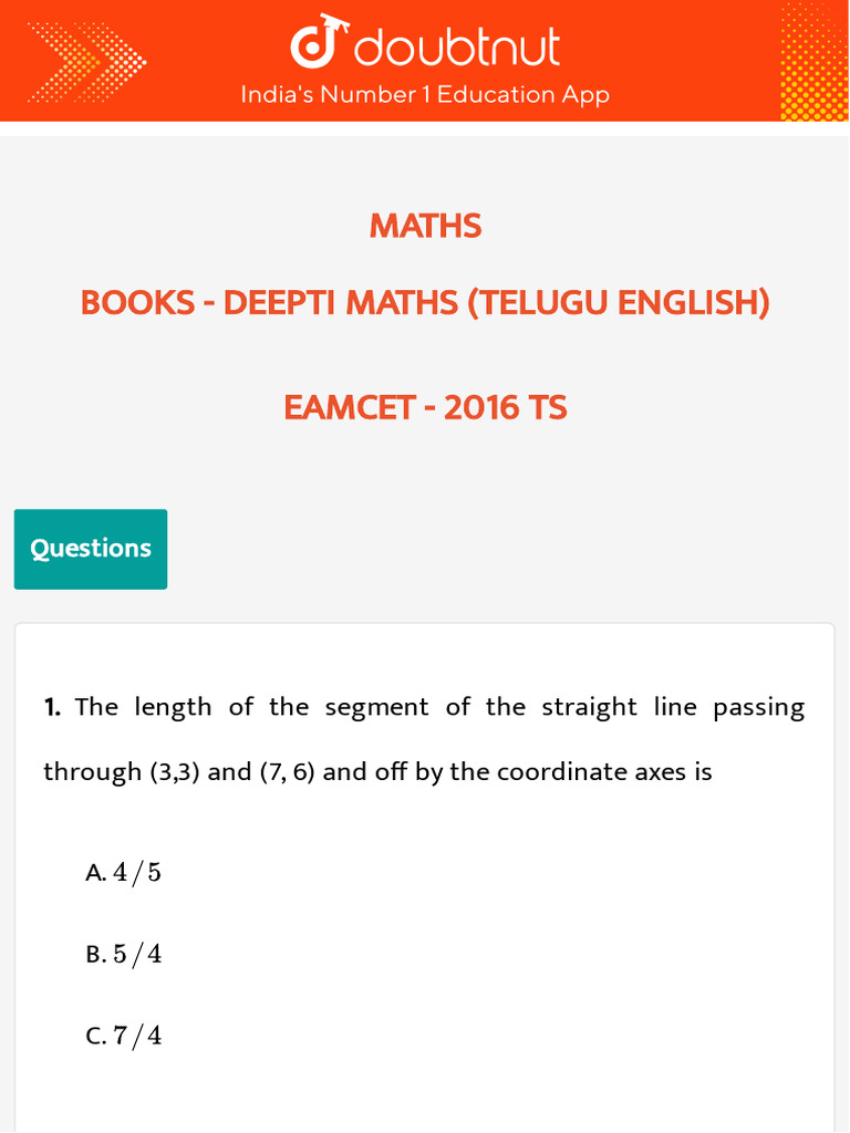9670 Books Doubtnut Question Bank | PDF | Matrix (Mathematics) | Triangle