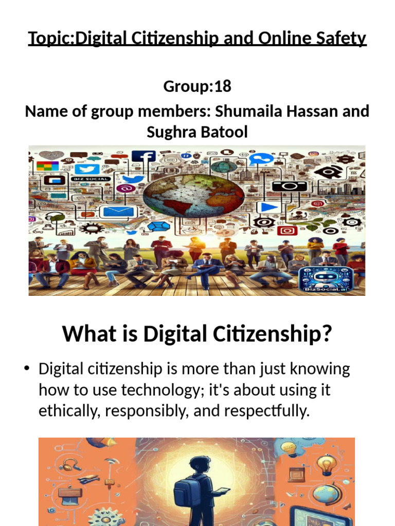 Digital Citizenship & Online Safety Guide | PDF
