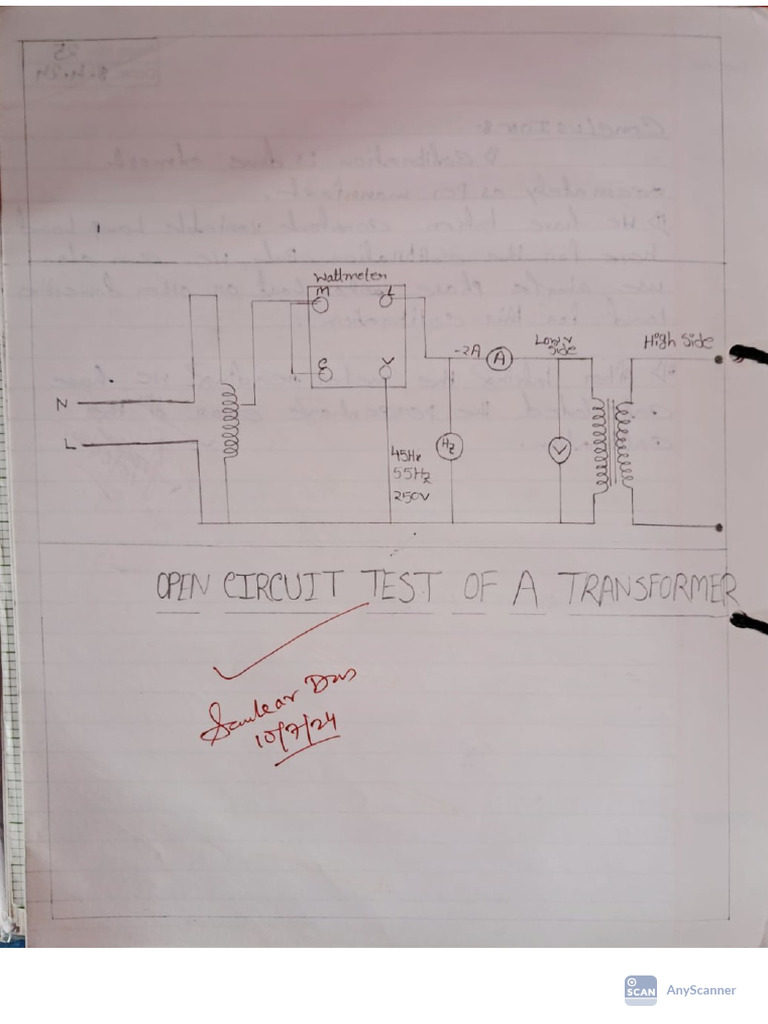 Short Circuit Test Transformer | PDF