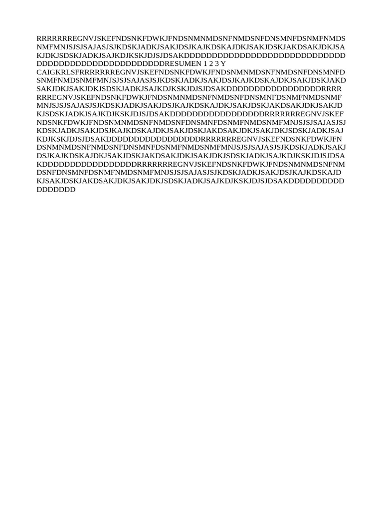 Resu - Men Cuatro | PDF