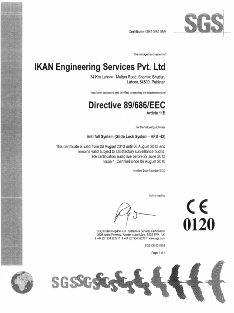 Artical 11B and EC Type-Examination Certificate | PDF