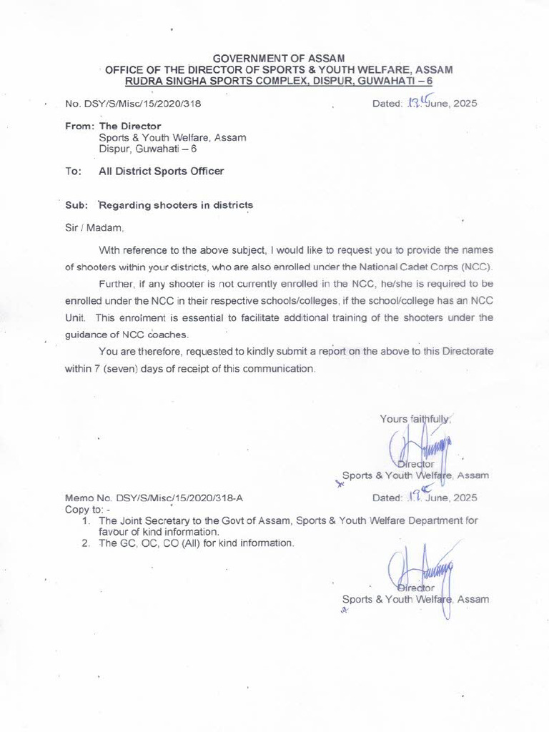 Lett - All DSO - Reg... Shooters in Districts - 0 | PDF