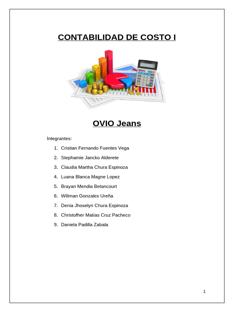 PROYECTO CONTA COSTOS 1 TURNO MAÑANA (1)-5 | PDF | Contabilidad | Business